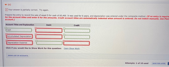 Solved Exercise 11-09 (Part Level Submission) Presented | Chegg.com
