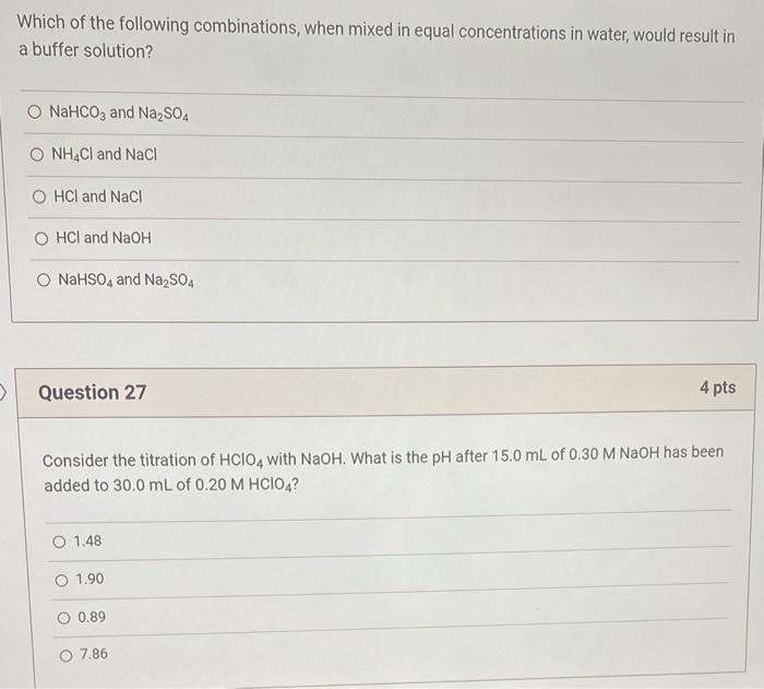 Solved Consider equimolar solutions made with the salts | Chegg.com
