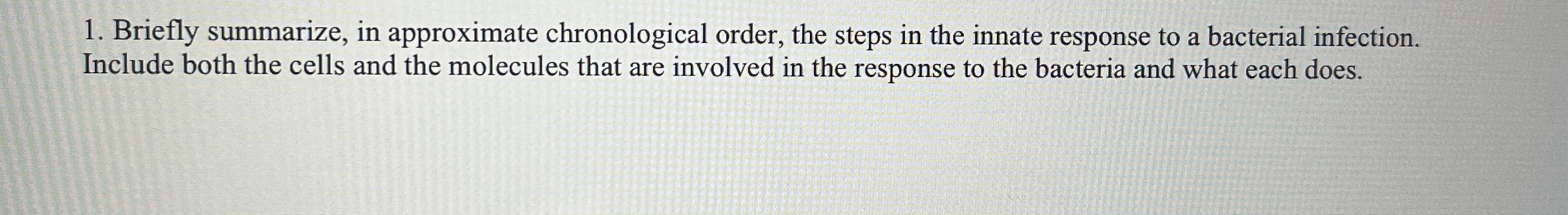 Solved Briefly summarize, in approximate chronological | Chegg.com
