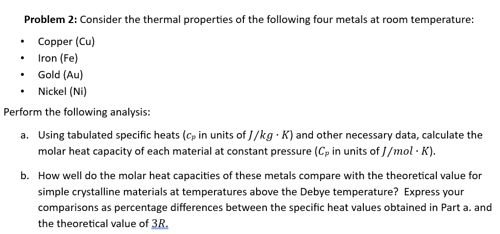 Solved Perform the following analysis: a. ﻿Using tabulated | Chegg.com