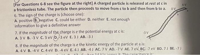 Solved [For Questions 6-8 see the figure at the right] A | Chegg.com