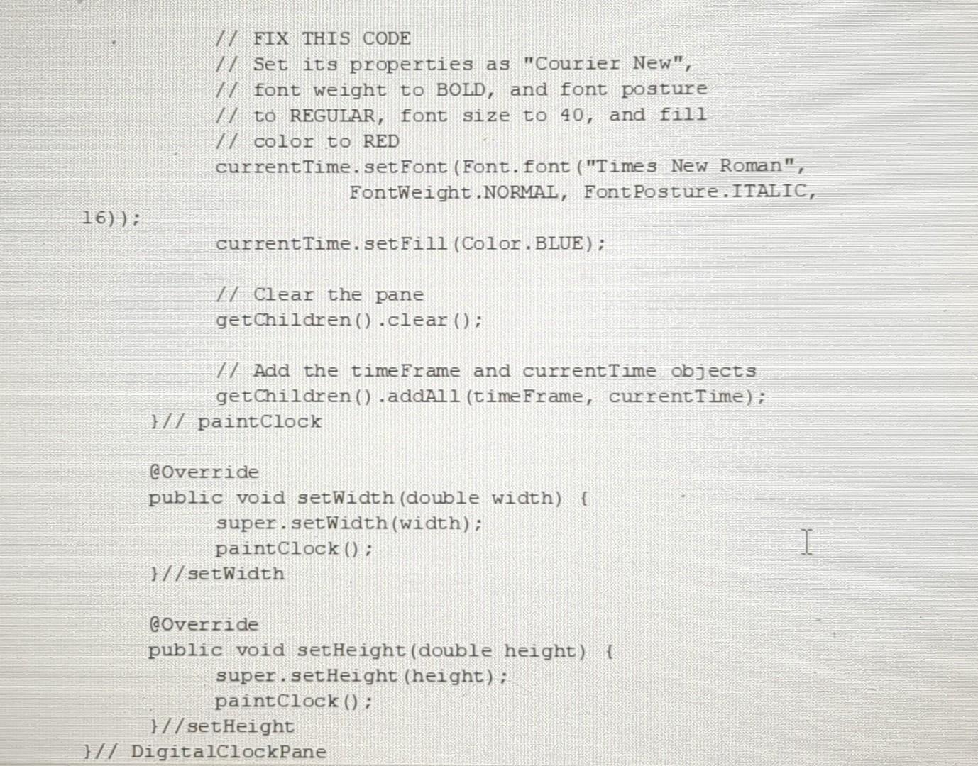 Solved import javafx. stage. Stage: import java.util. | Chegg.com