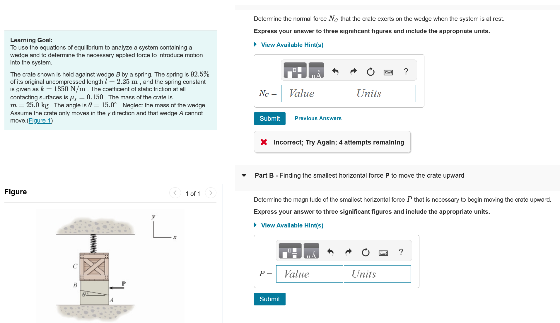 Solved To use the equations of equilibrium to analyze a | Chegg.com