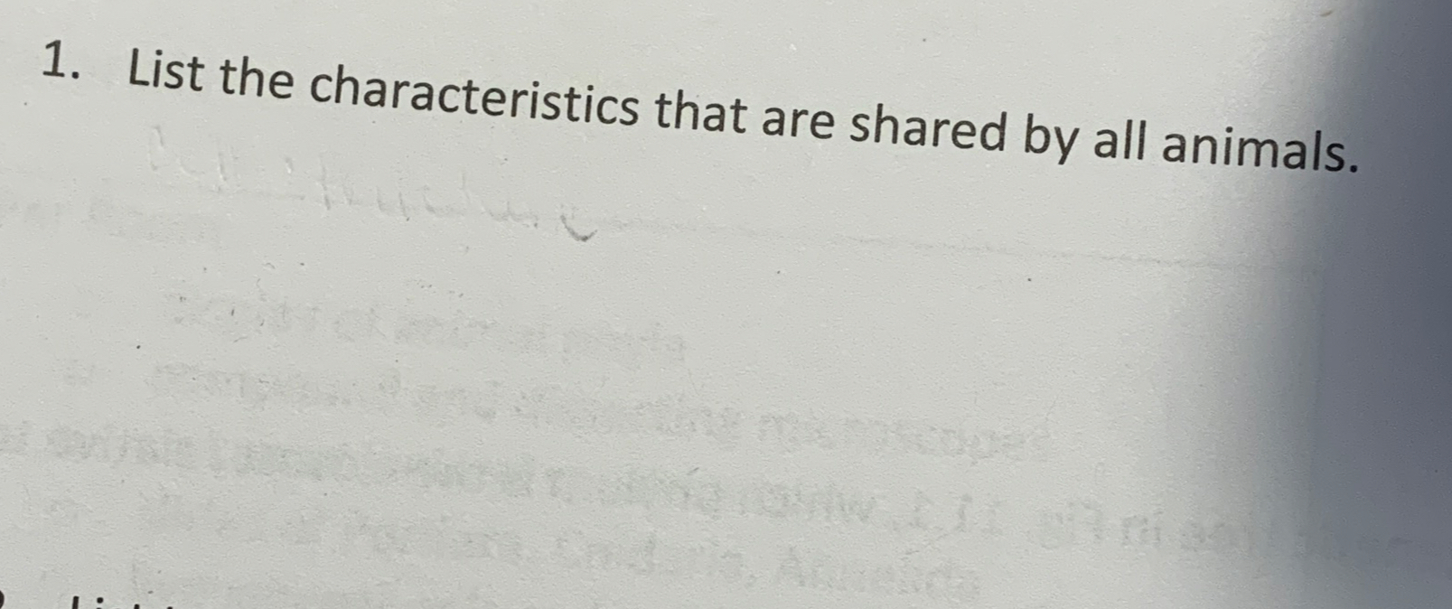 Solved List the characteristics that are shared by all | Chegg.com