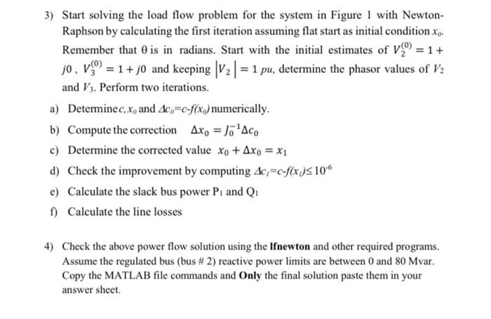 Solved 1) Figure I shows the one-line diagram of a simple | Chegg.com