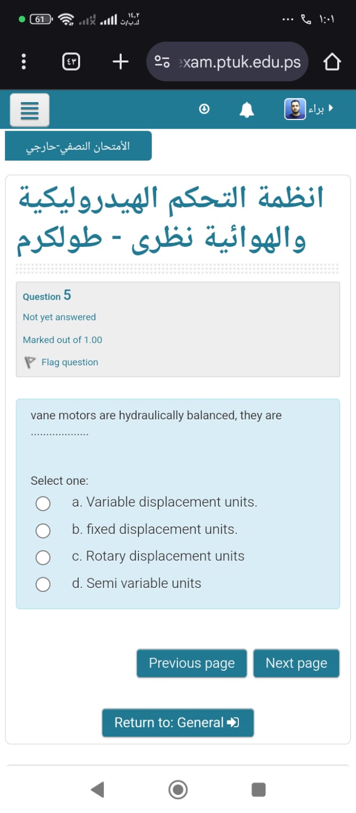 Solved vane motors are hydraulically balanced, they | Chegg.com