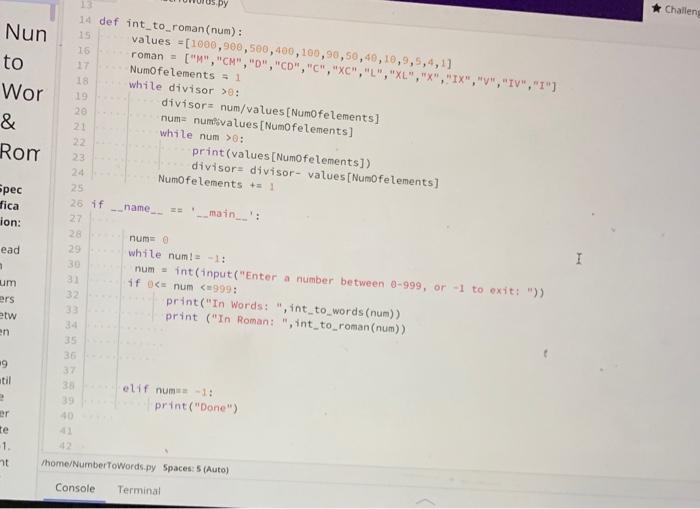 Solved My program runs but the output does not show the word | Chegg.com