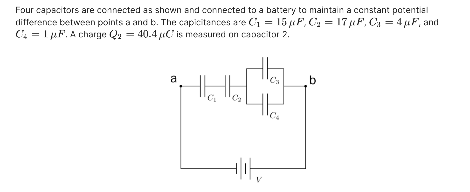 Solved a) ﻿What is the effective capacitance of this network | Chegg.com