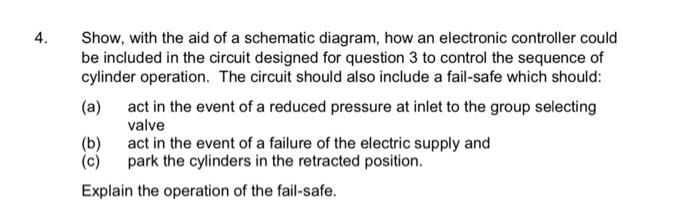 Solved 2. Design and draw a circuit using the cascade system | Chegg.com