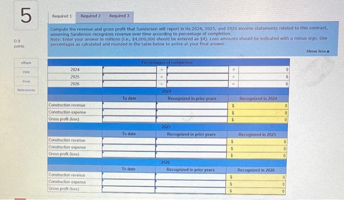 Solved Exercise 6-20 (Algo) Long-term contract; revenue | Chegg.com