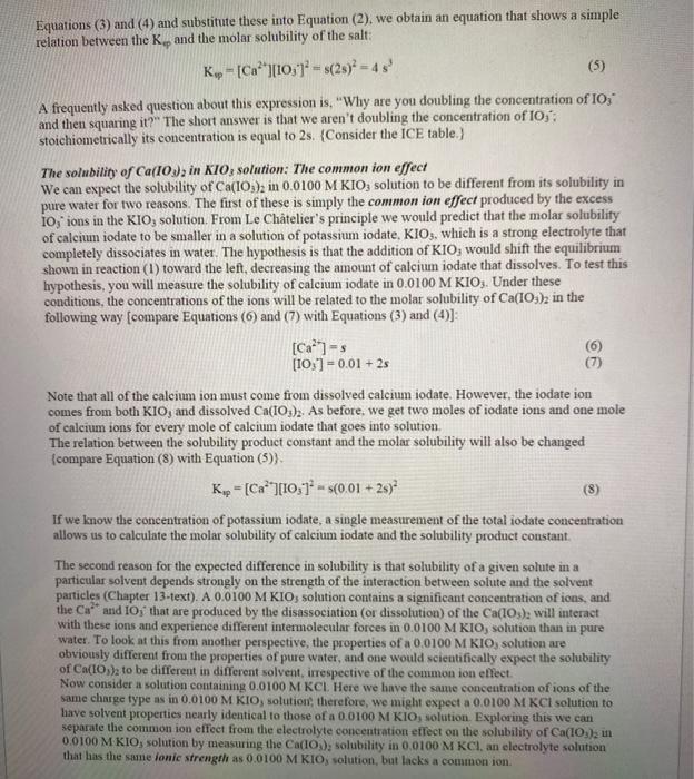 Solved 2. What is the common ion effect? 3. How will we test | Chegg.com