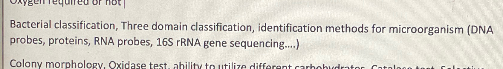 Solved Bacterial classification, Three domain | Chegg.com