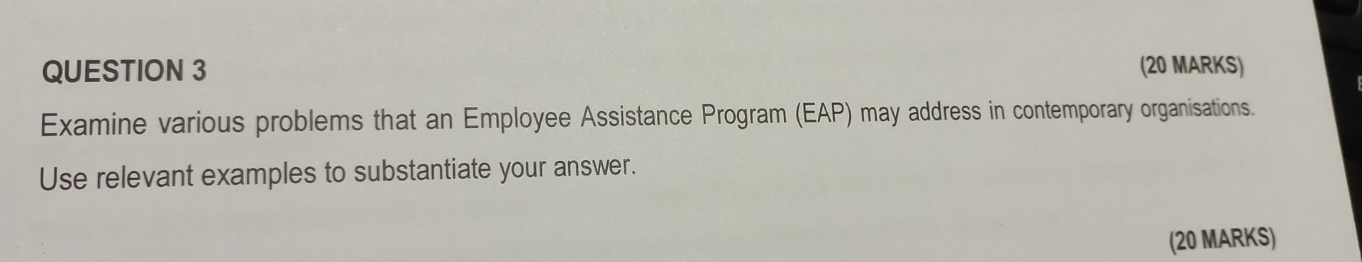 Solved QUESTION 3 (20 MARKS) Examine various problems that | Chegg.com