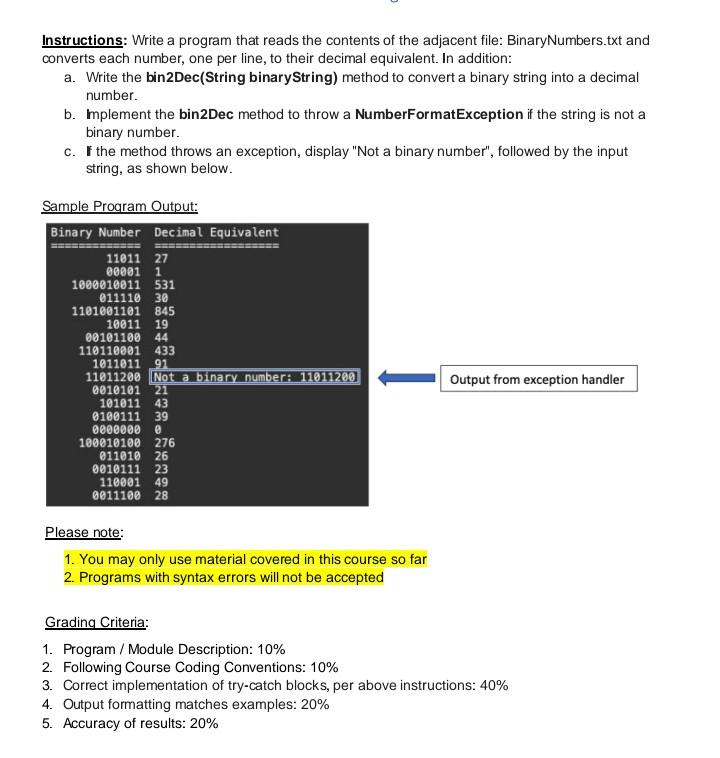 Solved Instructions: Write a program that reads the contents | Chegg.com