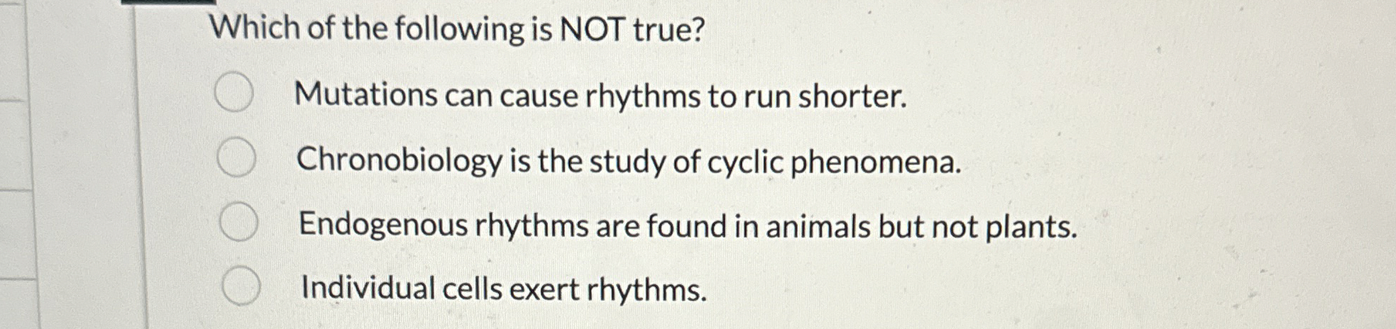 Solved Which of the following is NOT true?Mutations can | Chegg.com