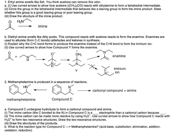 Solved 2. Methamphetamine is produced in a sequence of | Chegg.com