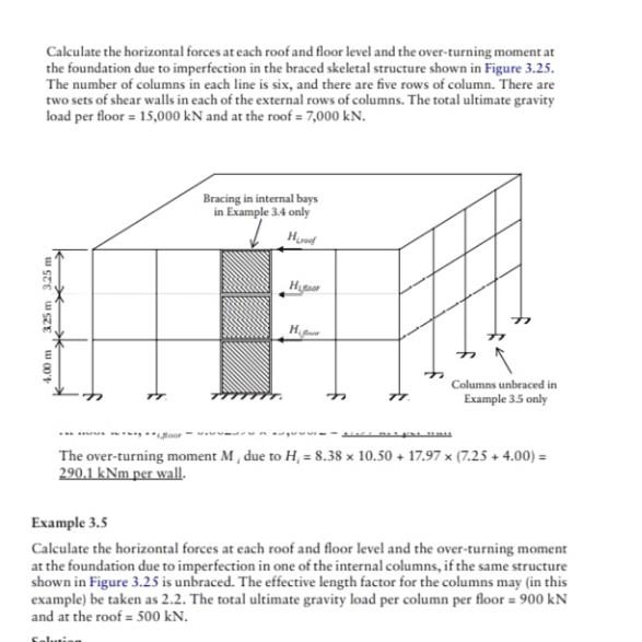 [Solved]: 3.5 example needed Calculate the horizo