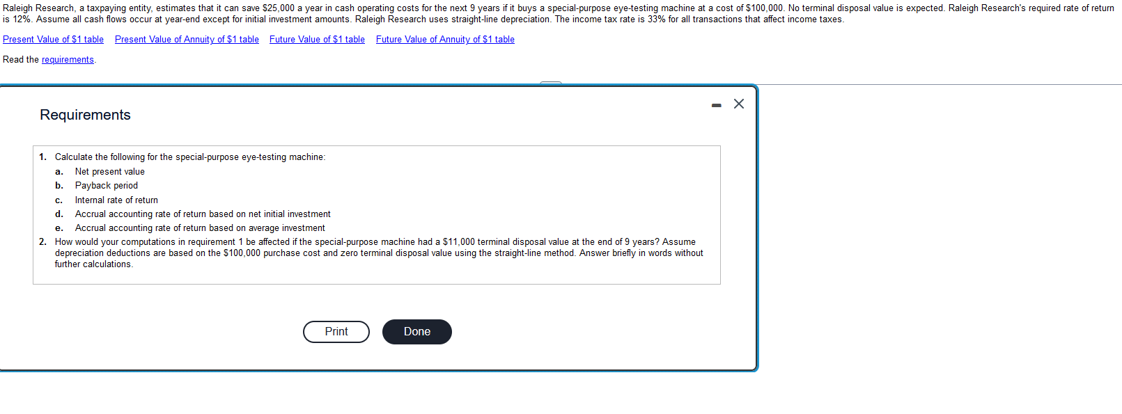 Solved NEED HELP WITH C, ﻿D, ﻿and E.RequirementsCalculate | Chegg.com