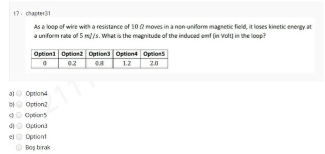 Solved As a loop of wire with a resistance of 10Ω moves in a | Chegg.com