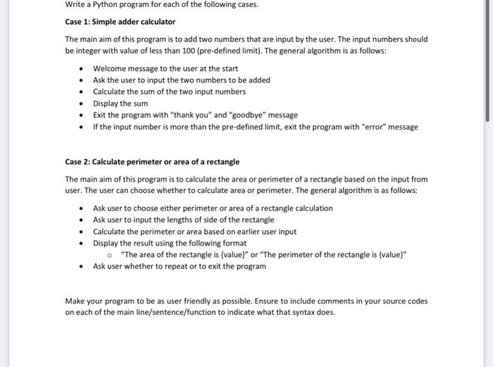 Solved Case 1: Simple adder calculator The main aim of this | Chegg.com
