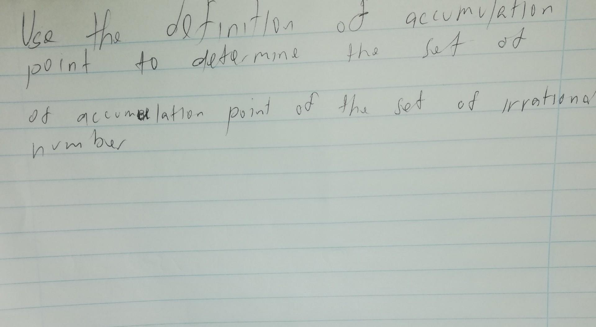 Solved set of the Use the definition definition of | Chegg.com