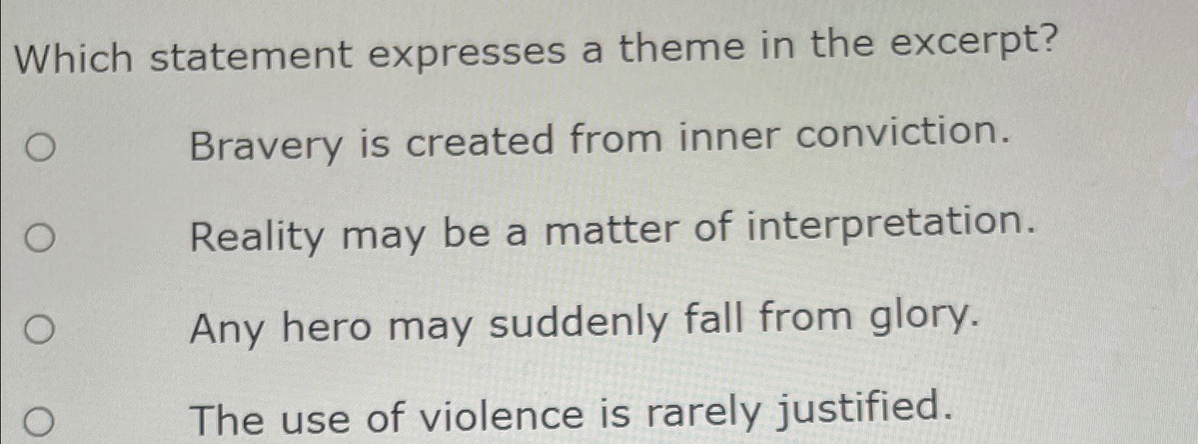 Solved Which statement expresses a theme in the | Chegg.com