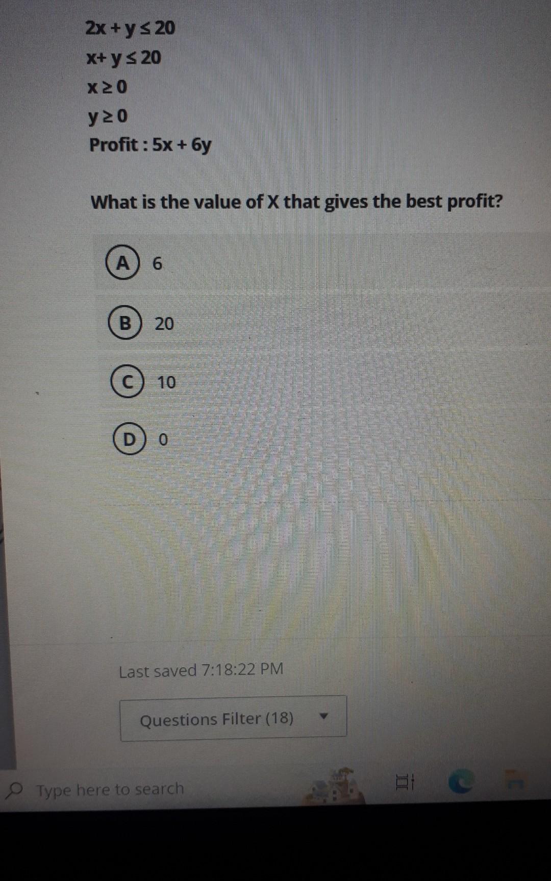 Solved For the given constraints 3x+8y≤48x−2y≥2x≥0,y≥0 | Chegg.com