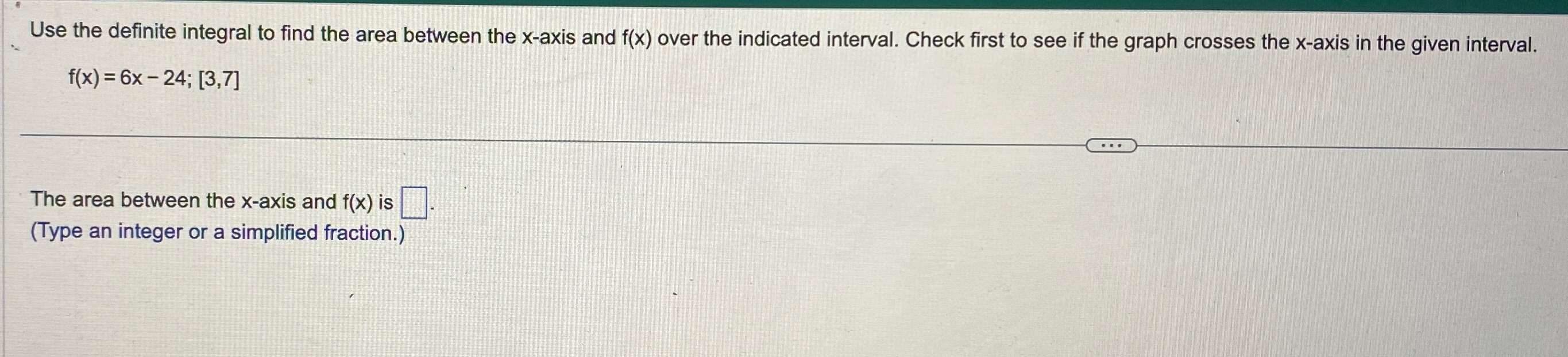 Solved Use the definite integral to find the area between | Chegg.com