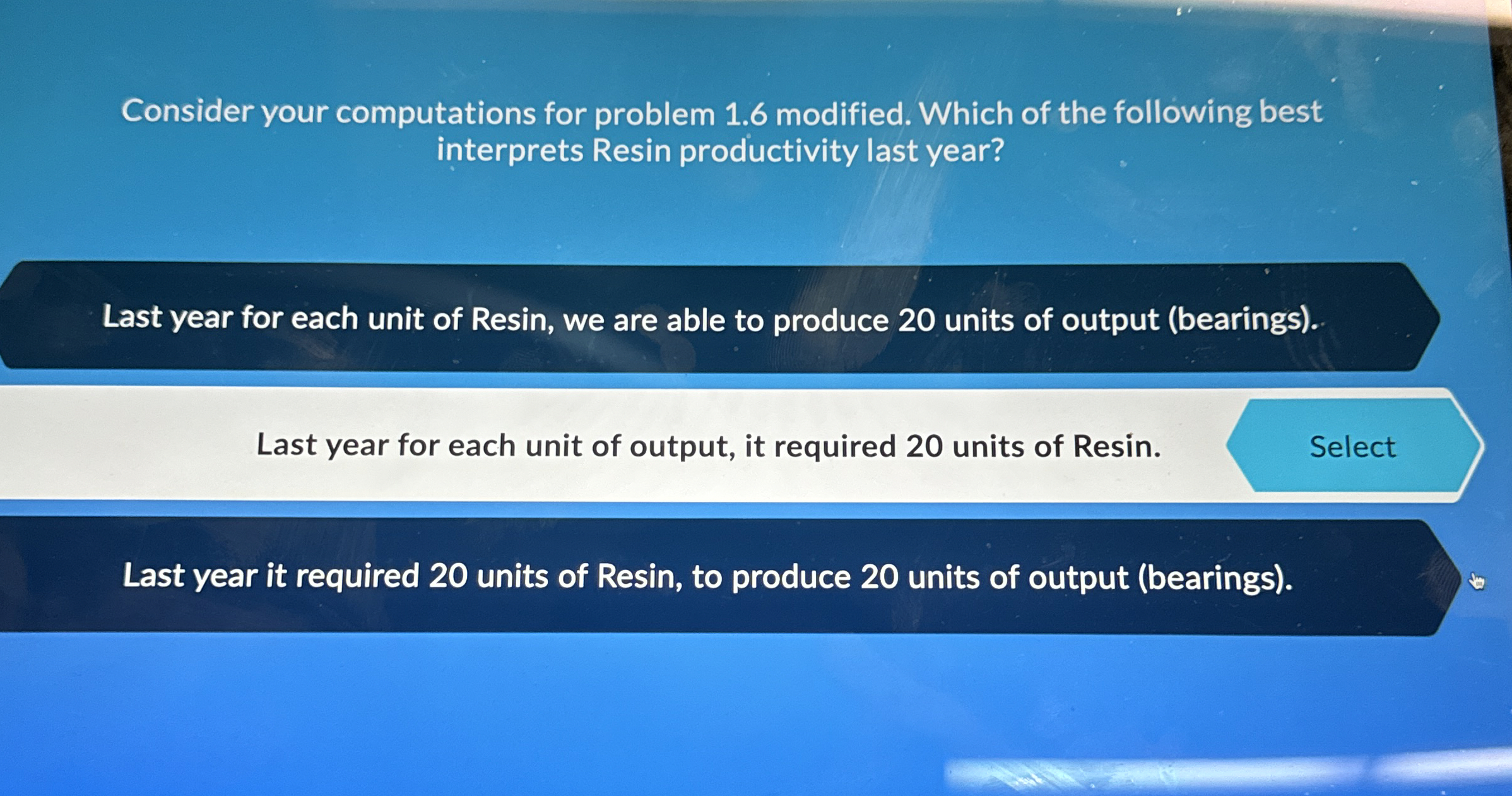 Solved Consider your computations for problem 1.6 ﻿modified. | Chegg.com