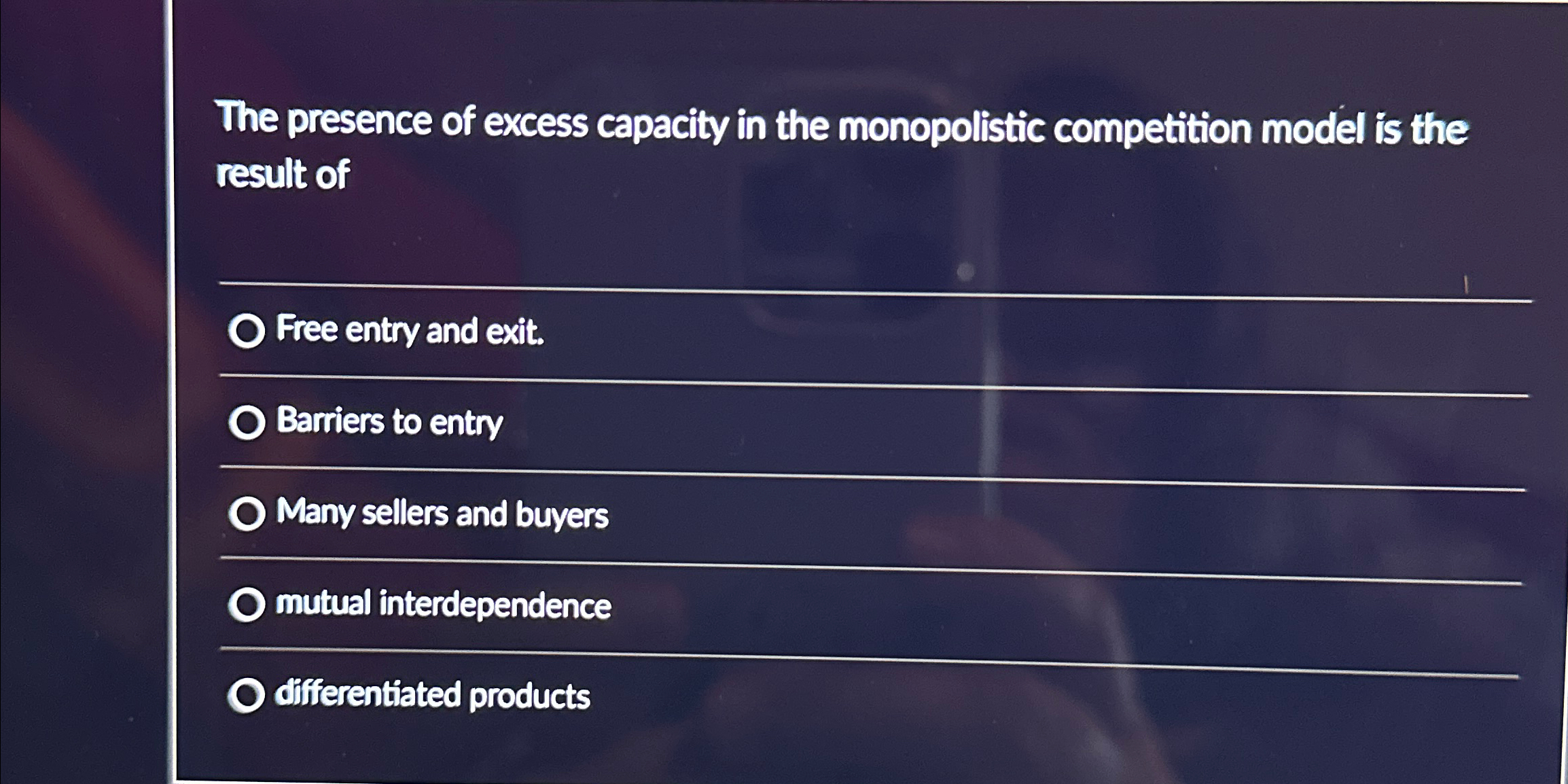 Solved The presence of excess capacity in the monopolistic | Chegg.com