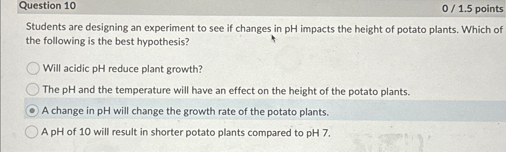 Solved Question 1001.5 ﻿pointsStudents are designing an | Chegg.com