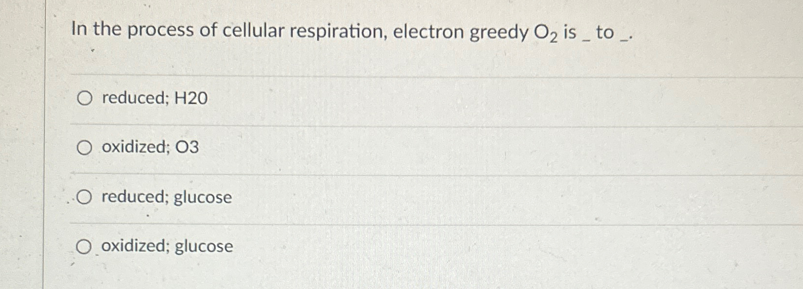 Solved In the process of cellular respiration, electron | Chegg.com