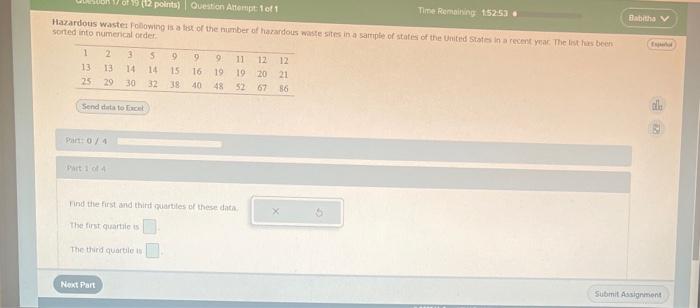 Solved sorted into numenical atdel. | Chegg.com