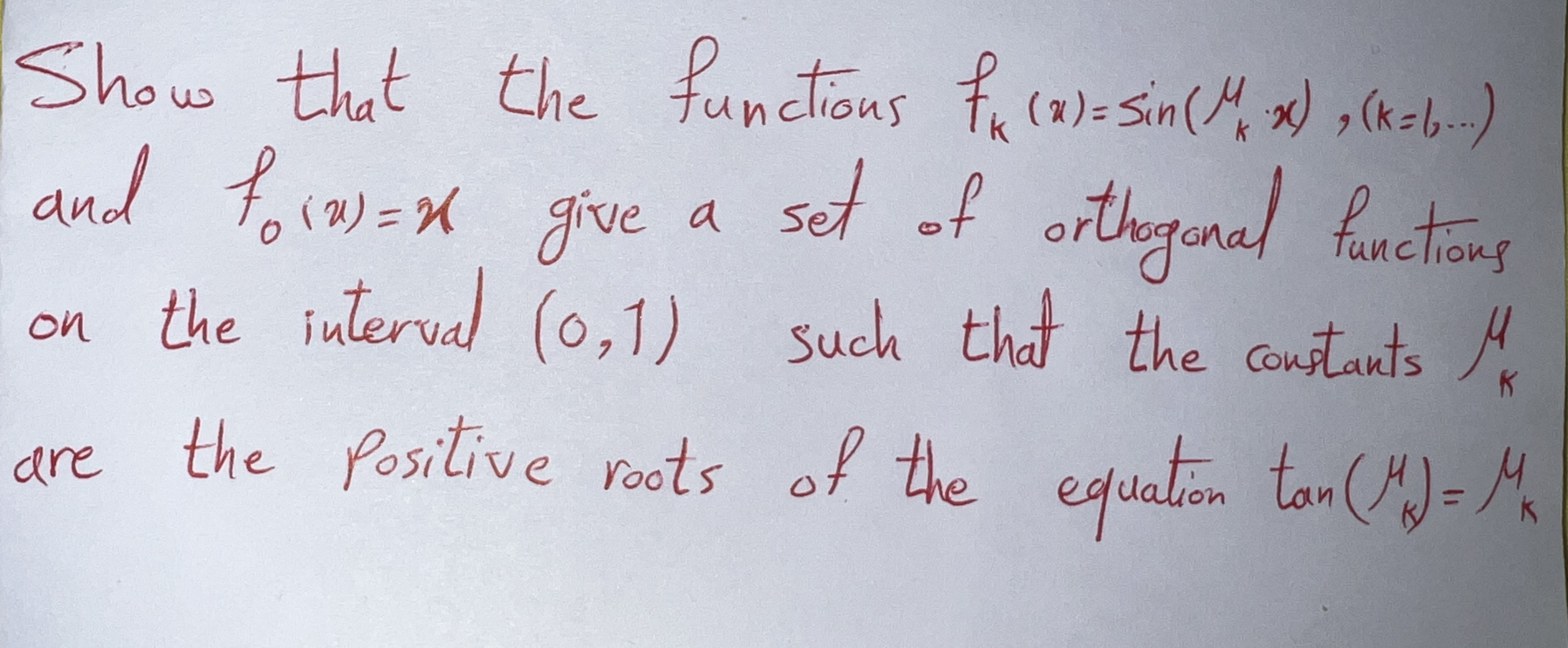 Show that the functions )=(1.dots and f0(x)=x ﻿give a | Chegg.com