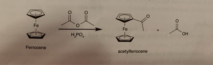 Solved This reaction also produces diacetylferrocene. | Chegg.com