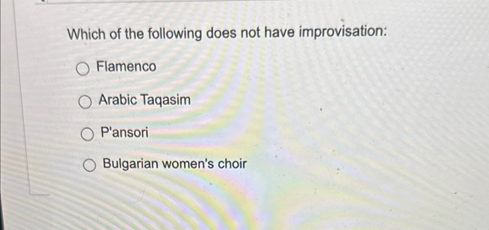 Solved Which of the following does not have | Chegg.com