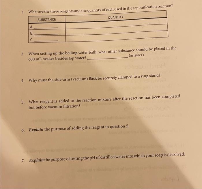 Solved (answer) 600 mL beaker besides tap water? 4. Why must | Chegg.com