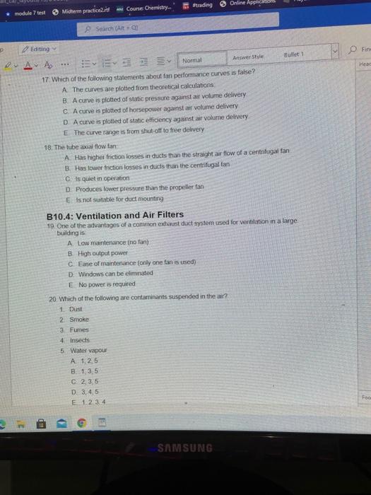 Solved trading Online Application Courses Chemistry module 7 | Chegg.com