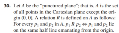 Solved Let A ﻿be the "punctured plane"; that is, A ﻿is the | Chegg.com