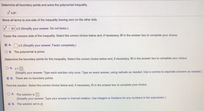 Solved Determine all boundary points and solve the | Chegg.com