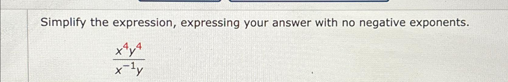 Solved Simplify the expression, expressing your answer with | Chegg.com