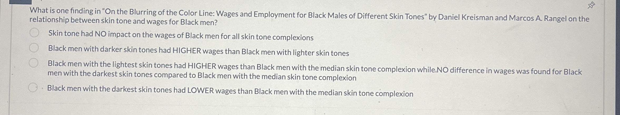 Solved What is one finding in "On the Blurring of the Color | Chegg.com
