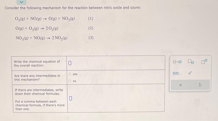 Solved Consider the following mechanism for the reaction | Chegg.com