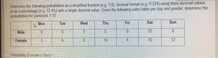 Solved Determine The Following Probabilities As A Simplified Chegg solved-determine-the-following-probabilities-as-a-simplified-chegg