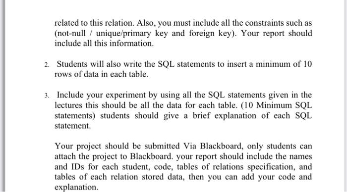 Solved Project Overview: The objective of this assignment is | Chegg.com