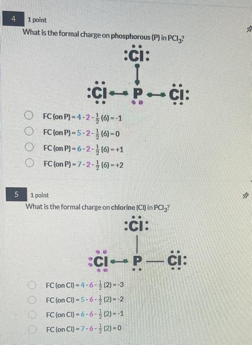 Solved Calculating Formal Charge The formal charge (FC) of | Chegg.com