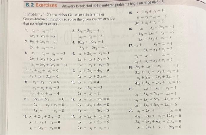 Solved Hello, please solve problems 10 and 16 using Gauss | Chegg.com