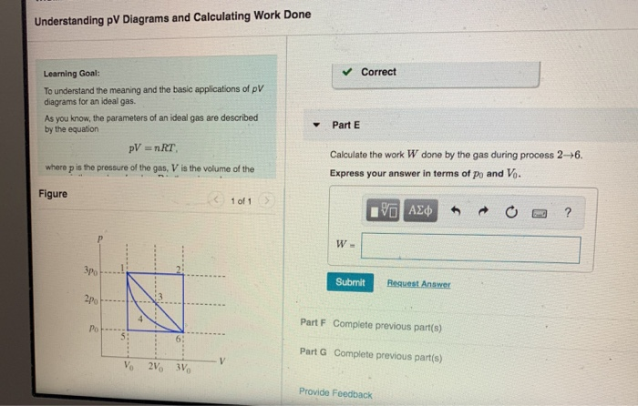 Solved Understanding pV Diagrams and Calculating Work Done | Chegg.com