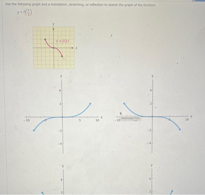 Solved Use the following graph and a translation, | Chegg.com