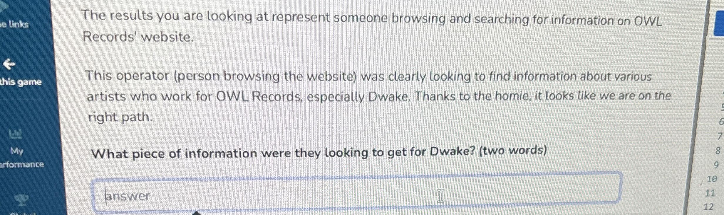 Solved The results you are looking at represent someone | Chegg.com